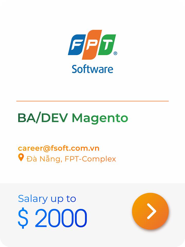 FSOFT tuyển BA mức lương lên đến 2000 USD/tháng - ITEXPERT